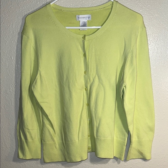 Covington | Sweaters | Covington Womens Light Green Cardigan | Poshmark